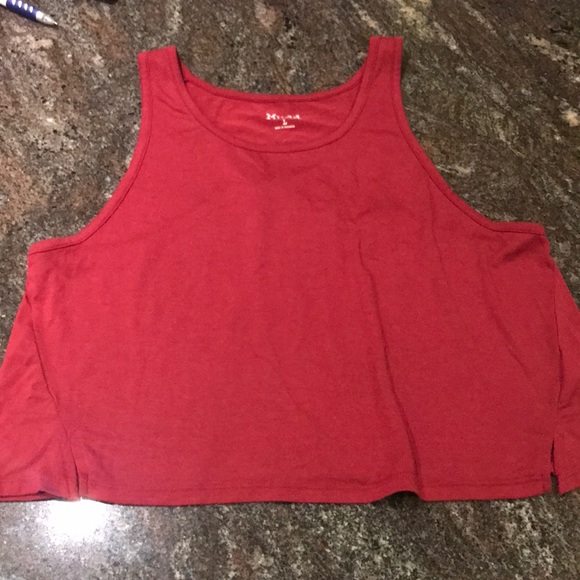 Mudd | Tops | Mudd Red Cropped Tank Top | Poshmark